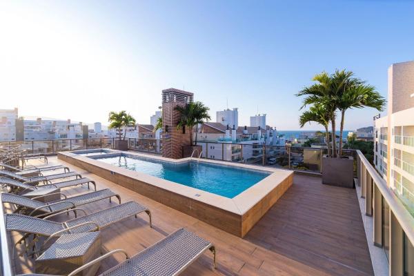 Porto Madero 201 - Apartamento No Centro De Bombinhas - Rooftop Com Piscina E Academia - À Poucos Metros Da Praia - (Consultar Serviços De Roupa De Cama E Banho) -