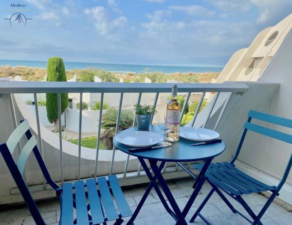 Le Meridien, Beau Studio 3 éToiles, Vue Mer, Piscine, Wi Fi Et Parking Privé - La Grande-Motte