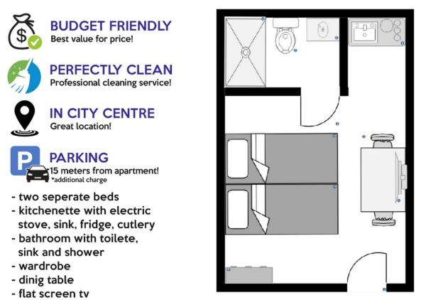 Budget Apartman Lelo Centar 3 - Osijek