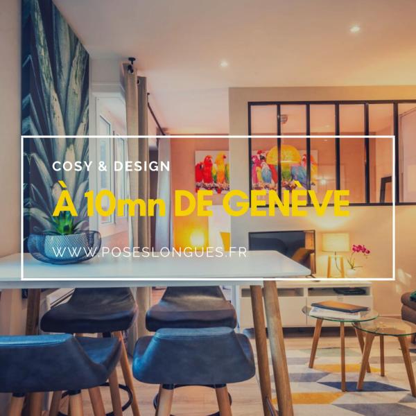 Le Chatelet- Parking Gratuit - Cosy Et Design - à 10 Mn De Geneve - Lake Geneva