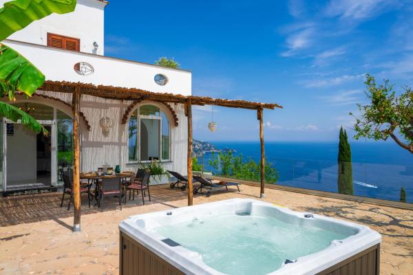 Villa Mimina - Exclusive Villa With Garden, Jacuzzi And Sea View - Praiano