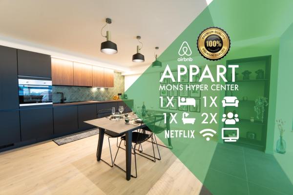 Green Appart - A&b Best Quality - Mons City Center - Jurbise