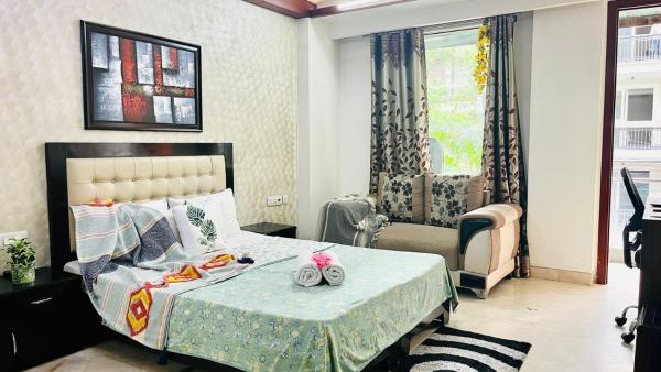 Bluo Cozy Studio With Balcony - Green Park Hkv - New Delhi