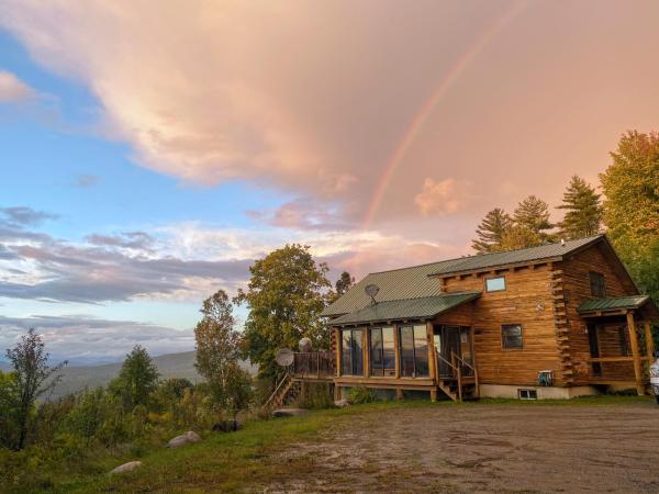 Si Incredible Views From This Log Cabin With Large Deck Huge Yard Fire Pit Hot Tub - Littleton, NH