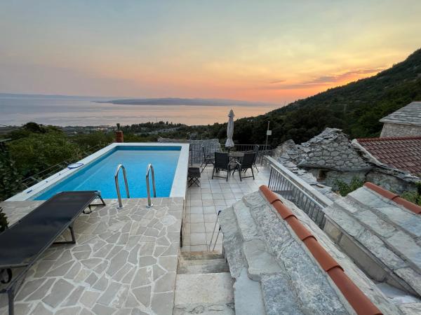 Villa Kristina - Ferienhaus Baška Voda - Topići, Private Outdoor Swimmingpool, Wifi - Brela