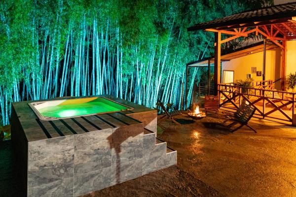 Jacuzzi Privado Eje Cafetero, Bambú Naturaleza&paz A 12 Min De La Ciudad - Quindío