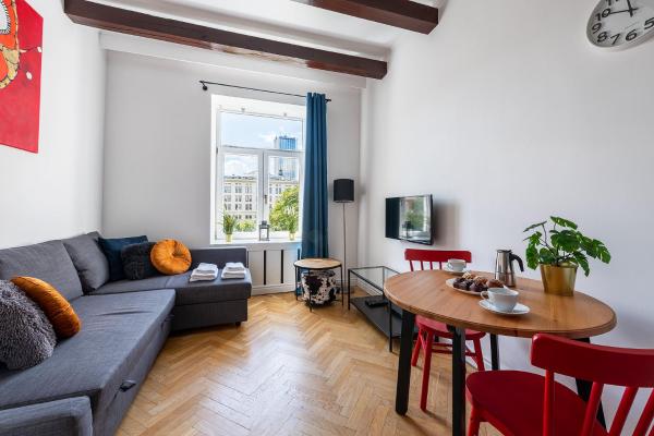 Wspólna 54a - Red - Good Apartments - Warsaw