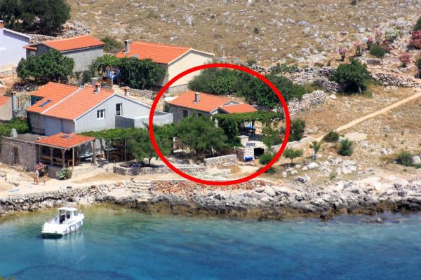 Secluded Fisherman's Cottage Cove Statival, Kornati - 8164 - Sali