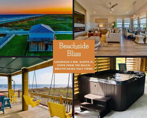 Hot Tub~amazing Views~arcade~3 Bed Luxury House - Crystal Beach, TX
