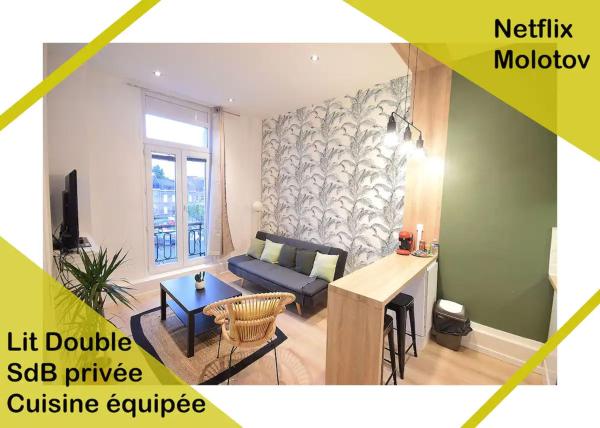 Lerelaisdodile13 - Parking - Lumineux - Hyper Centre - Tramway - Valenciennes