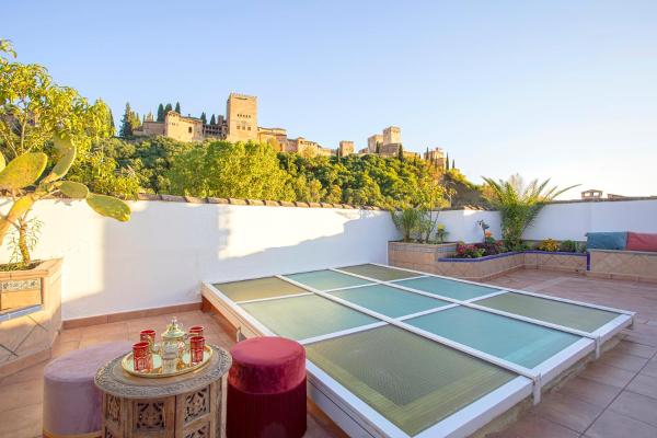 Morayma House Terrace With Views To Alhambra - Grenada