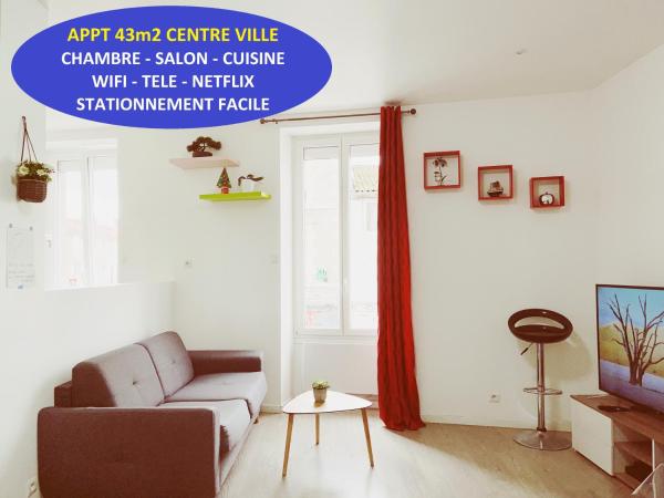 La Mimi, Grand T2 Hyper Centre Ville - Fontenay-le-Comte