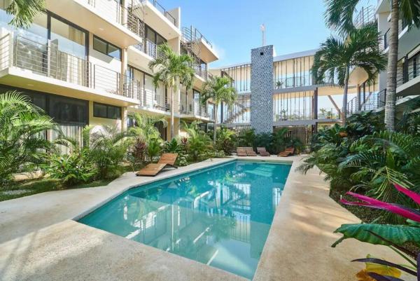 201 Amena Close To Sea Cozy 1br Apt 30mb Wifi & Gym - Tulum