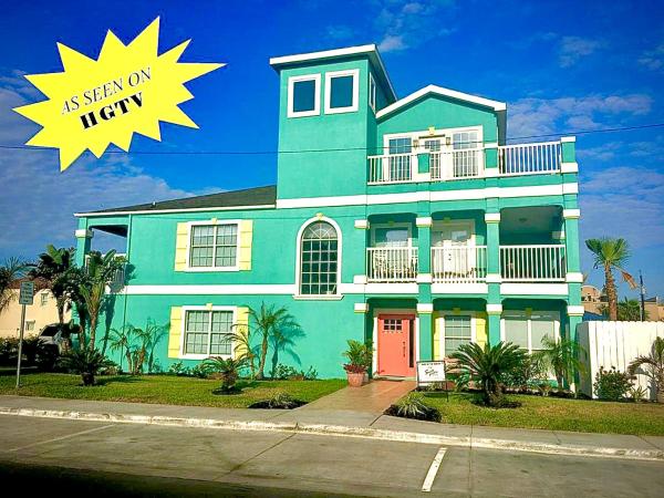 Palm Paradise/ Across From Beach/private Heated Pool/indoor Slide - South Padre Island