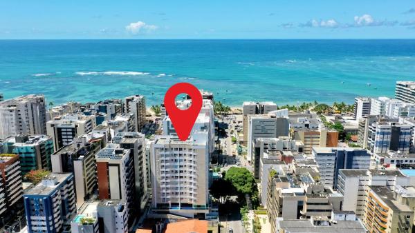 Promenade 402 | 2 Quartos 100% Climatizado - Alagoas