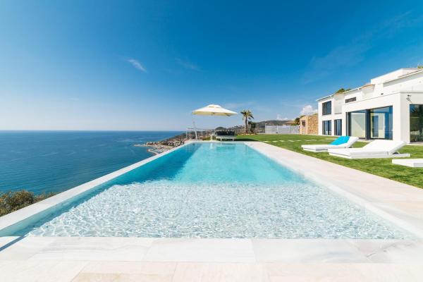 Villa Sabrina Riviera Dei Fiori A Picco Sul Mare Con Piscina Privata ,Wellness & Spa - Imperia