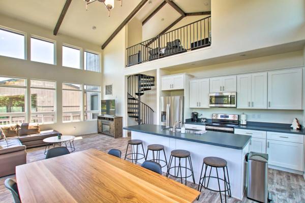 Fireplace, Mogollon Rim Views Luxury Pine Home - Pine, AZ