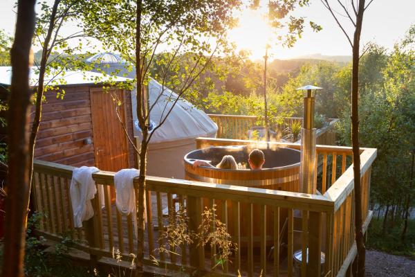 Yurtshire Eavestone Lake - Birch Yurt - Yorkshire