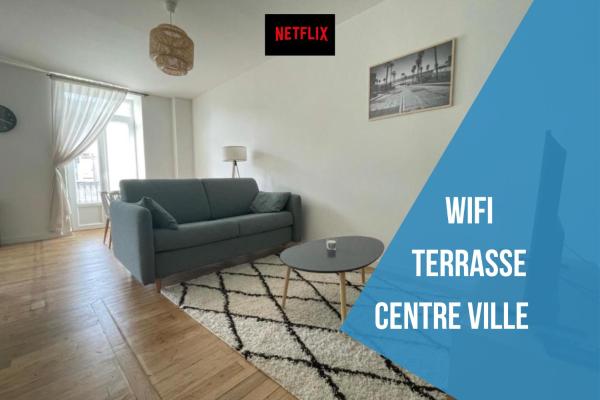 Centre Ville Superbe T2 Neuf Wifi Terrasse Netflix - France