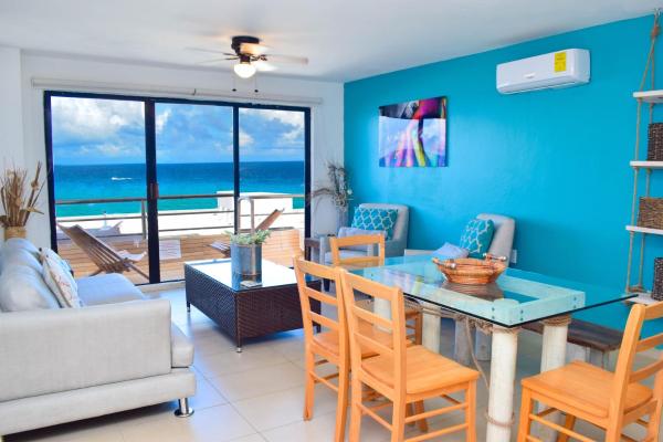 Ocean View Apartment, Best Beach Area, 3 Bedrooms - Cancún