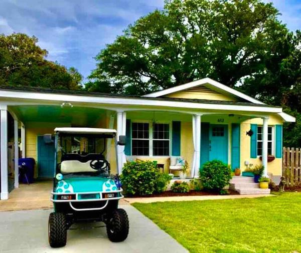 Downtown- Sunshine Cottage And Golf Cart - サウスポート, NC
