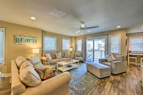 Wildwood Townhome W/ Patio: 1 Block To The Beach! - Wildwood Crest, NJ