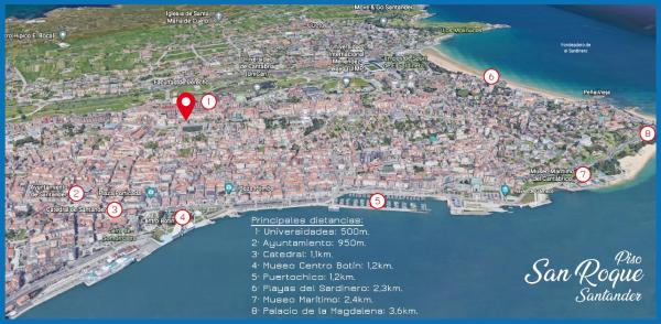 Piso San Roque 3 Hab Cerca Del Centro Y Universidad - Santander