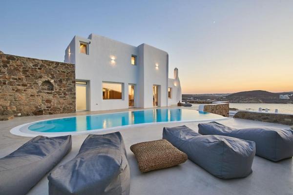 Private Villa Beachfront 30steps To Alemagou Beach - Mykonos