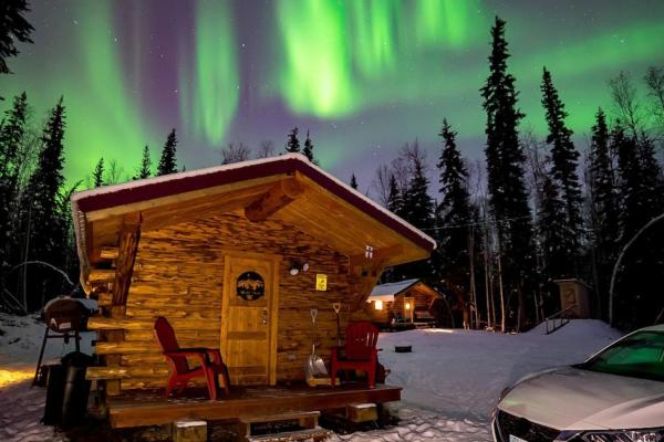 1 Bd. Deluxe Log Dry Cabin| Views Northern Lights! - Fairbanks, AK