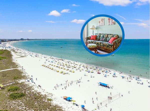 Majestic Beach Condo In Beachfront Resort In St Pete Beach - St. Pete Beach, FL