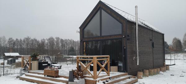 Domek Mazurski Całoroczny Nad Jeziorem Z Jacuzzi Spa - Mazury