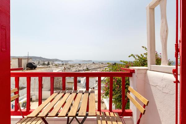Elenitas Town House With Balcony And Sea View - Mykonos