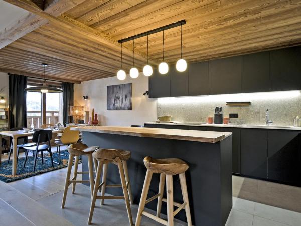 Charmant Appartement à Méribel - 3 Chambres, 6 Pers, Balcon & Tv, Services Inclus - Fr-1-613-33 - 梅里貝勒