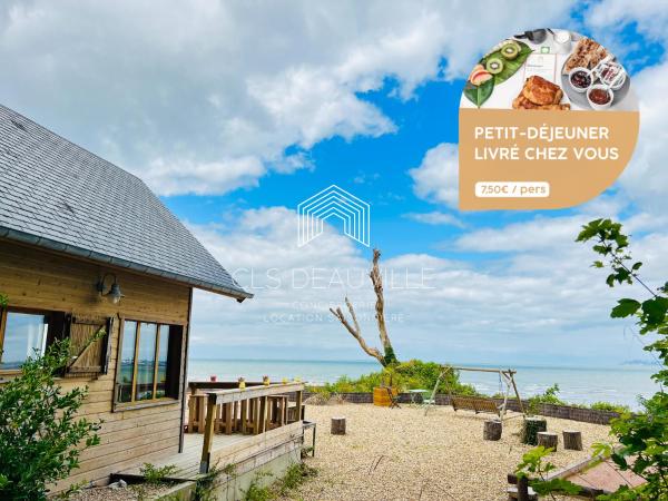 Chalet Bord De Mer Proche Deauville Le Bois Plage - Plage de Villerville