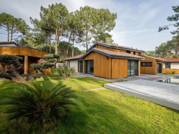 Villa 5 Chambres à Biscarrosse Avec Piscine Chauffée, Wifi, Proche Océan - Fr-1-521-18 - Biscarrosse