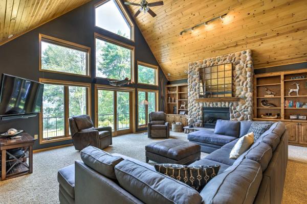 Swim, Hike, Relax Lakefront Hayward Home With Deck! - Winter