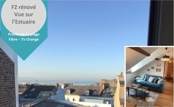 Appart Lh L'estuaire - F2 Vue Mer Proximité Plage - Le Havre