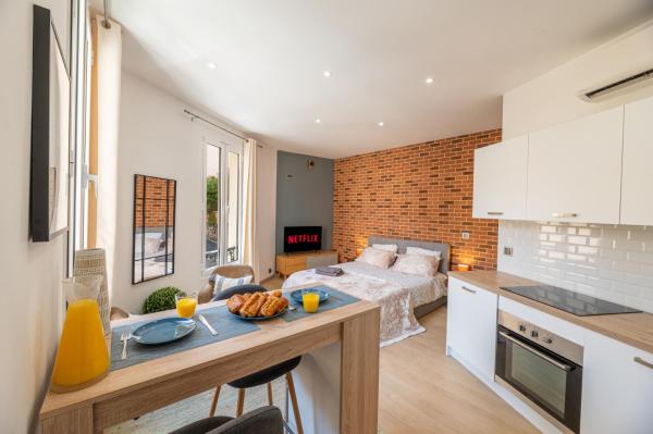 Grand Studio Climatise Tres Proche Monaco - Beausoleil