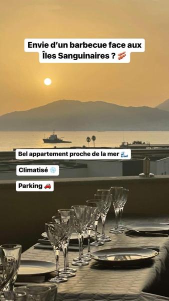 Superbe T2 Climatisé, Proche Plage - Belle Vue Mer - Plage de Porticcio