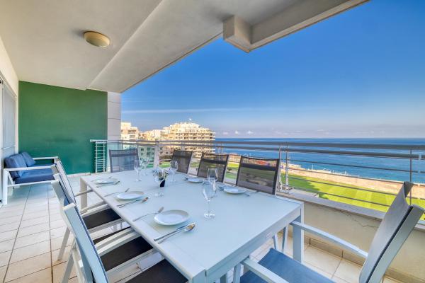 Stunning Seafront Lux Apt Fort Cambridge Wt Pool - La Valette