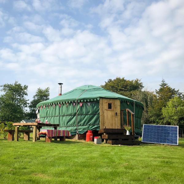 'Villager' The Yurt At Pentref Luxury Camping - Ceredigion