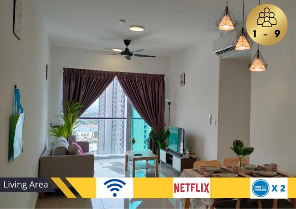 Cozy 3r2b Relaxing Skyline Views #Ga1 - Shah Alam