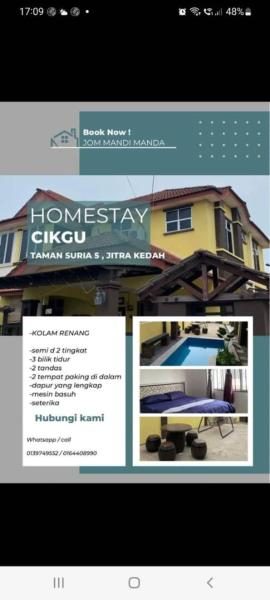 Rumah Cikgu 3bilik Tidur - Jitra
