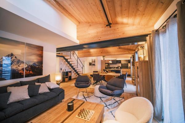 Loft Zodiak -Centre Ville , 5 Chambres+ Vue - Saint-Gervais-les-Bains