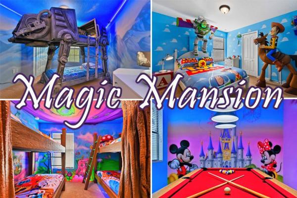 The Magic Mansion 6br Resort Pool Home Near Disney - Florida