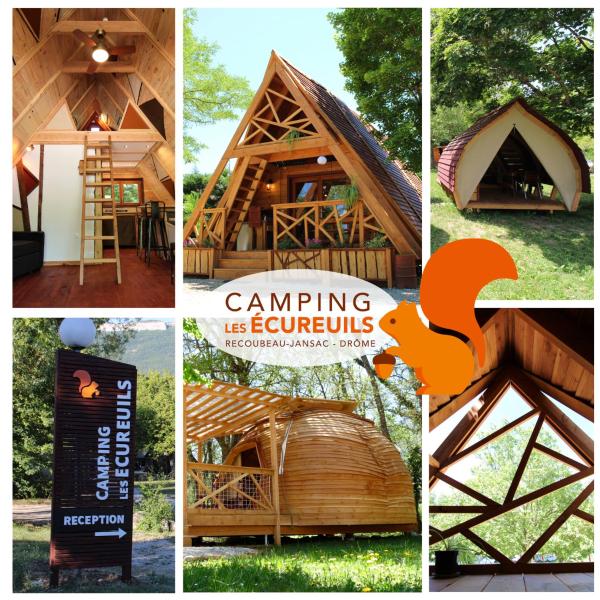 Habitat Créateur - Hébergements Insolites Au Camping Municipal "Les Ecureuils" - Luc-en-Diois
