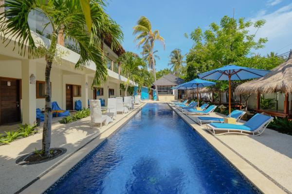 Gili Terawangan 3room Only Pool Walk Beach Ilalang - Gili Islands