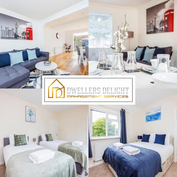 Newly Launched 2 Bed Home In Dagenham ~London With Free Wifi & Off-street Parking - Greenwich