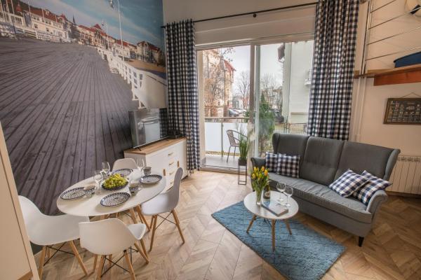 Apartament Chopina 5 M5 - Centrum Sopotu 3 Min Do Monciaka - Gdynia
