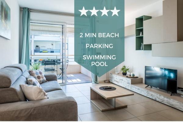 1-br Apartment In Palm Beach Swimming Pool - ibis Cannes Centre